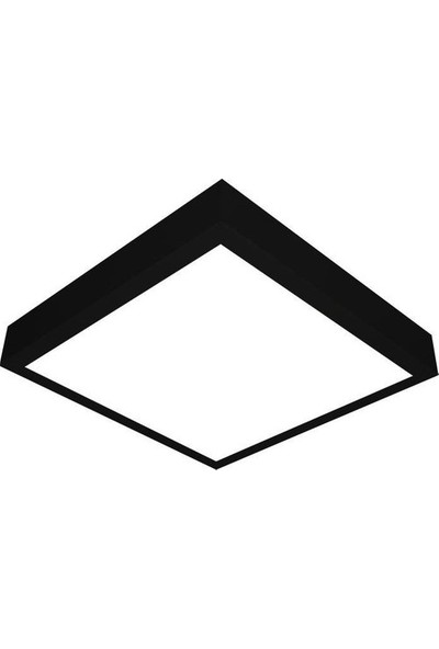 Aral 24 Watt Sıva Üstü Siyah Kasa Beyaz Işık LED Panel Armatür Aral 24 Watt Sıva Üstü Siyah Kasa Beyaz Işık LED Panel Armatür