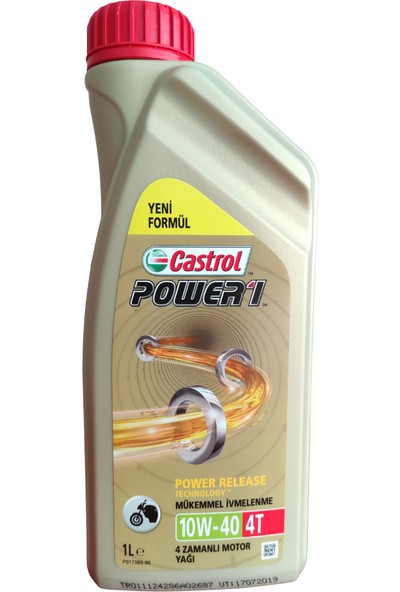 Castrol 10W40 4t Power 1 Motosiklet Yağı Castrol 10W40 4t Power 1 Motosiklet Yağı