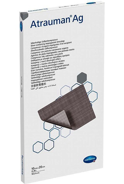 Hartmann Atrauman Ag 10 x 20 cm Gümüş Içerikli Yara Bakım Örtüsü (1 Adet) Hartmann Atrauman Ag 10 x 20 cm Gümüş Içerikli Yara Bakım Örtüsü (1 Adet)