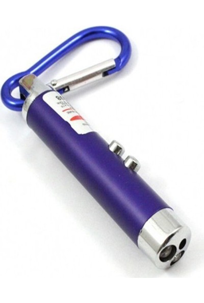 Marka Sida Kedi Lazer Oyuncak 2 Aşamalı 1 Adet Kedi Eğitim Oyuncağı Ledli Kırmızı Işık British Scottish Kedisi