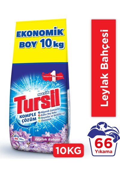 Tursilmatik Toz Çamaşır Deterjanı Leylak Bahçesi 10 kg