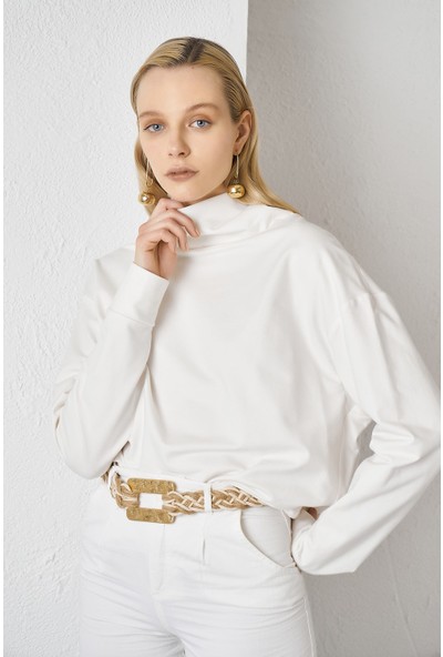 Zua Store Dora Sweatshirt Beyaz