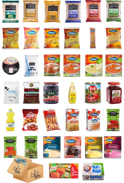 Blueden Ramazan Paketi Ramazan Kumanya Yardım Erzak Kolisi 38 Parça 7 Nolu Paket Blueden Ramazan Paketi Ramazan Kumanya Yardım Erzak Kolisi 38 Parça 7 Nolu Paket