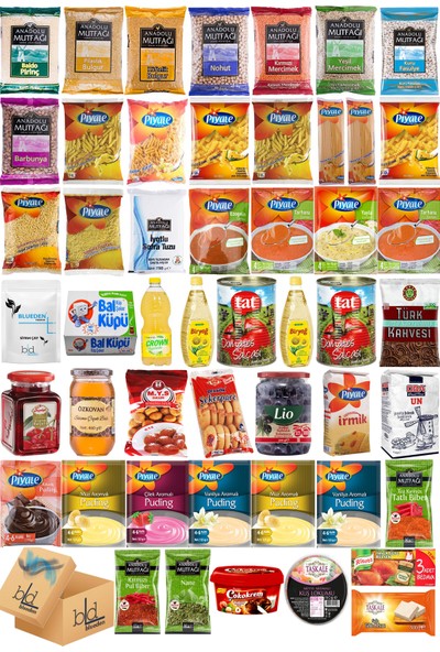 Blueden Ramazan Paketi Ramazan Kumanya Mega Yardım Erzak Kolisi 50 Parça 19 Nolu Paket Blueden Ramazan Paketi Ramazan Kumanya Mega Yardım Erzak Kolisi 50 Parça 19 Nolu Paket