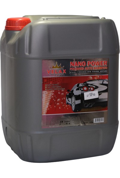 Velax Cilalı Nanopower Fırçasız Yıkama Köpüğü 20 Lt