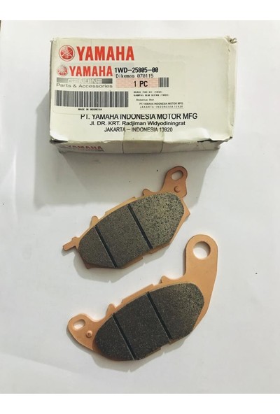 Yamaha Yzf R25 / MT25 Ön Fren Balatası 1WD2580500