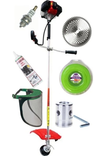 Por-Max Bc 520 Pro Benzinli Motorlu Tırpan Tam Set