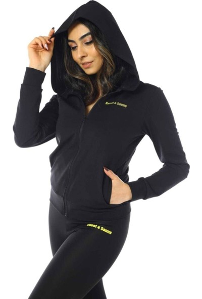 Sweet Sauna Mont Kapüşonlu Fermuarli Swearshirt ve Tayt Termal Takım Sweet Sauna Mont Kapüşonlu Fermuarli Swearshirt ve Tayt Termal Takım