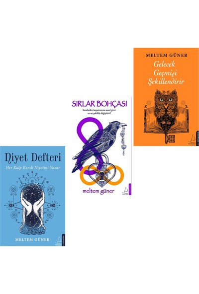 Gelecek Geçmişi Şekillendirir - Niyet Defteri - Sırlar Bohçası - Meltem Güner 3'lü Kitap Seti Gelecek Geçmişi Şekillendirir - Niyet Defteri - Sırlar Bohçası - Meltem Güner 3'lü Kitap Seti