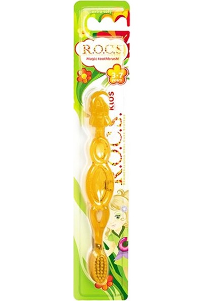 Rocs Kids Diş Fırçası 3-7 Yaş Yumuşak - Sarı