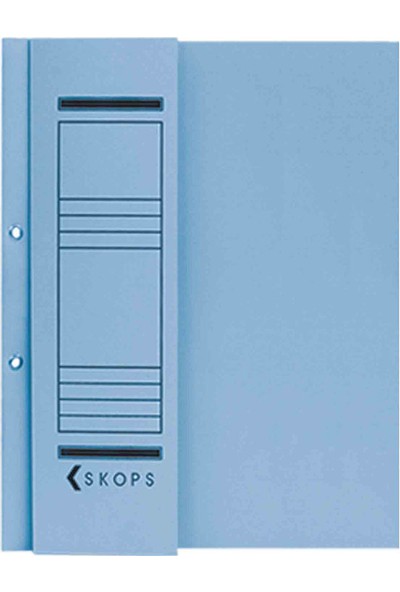 Skops Yarım Kapak Kapsüllü Karton Dosya Mavi 500 Adet Skops Yarım Kapak Kapsüllü Karton Dosya Mavi 500 Adet