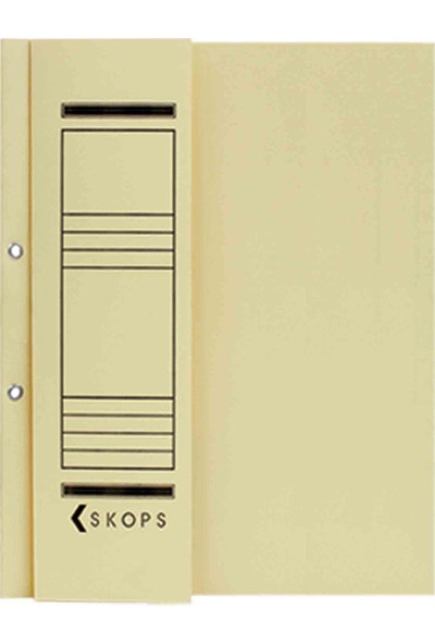 Skops Yarım Kapak Kapsüllü Karton Dosya Sarı 50 Adet Skops Yarım Kapak Kapsüllü Karton Dosya Sarı 50 Adet