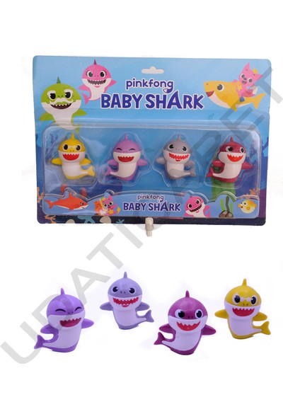 Baby Shark Köpek Balığı Oyuncak Seti 4 Lü Baby Shark Köpek Balığı Oyuncak Seti 4 Lü