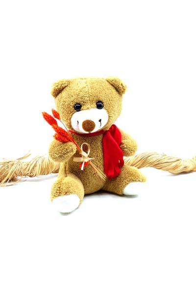 Mega Kanyon Kuru Çiçek Buketli Sevimli Ayıcık