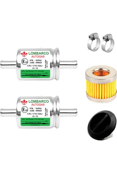 Lombarco Atiker Tipi Filtre Bakım Seti Lombarco 2'li Lombarco Atiker Tipi Filtre Bakım Seti Lombarco 2'li