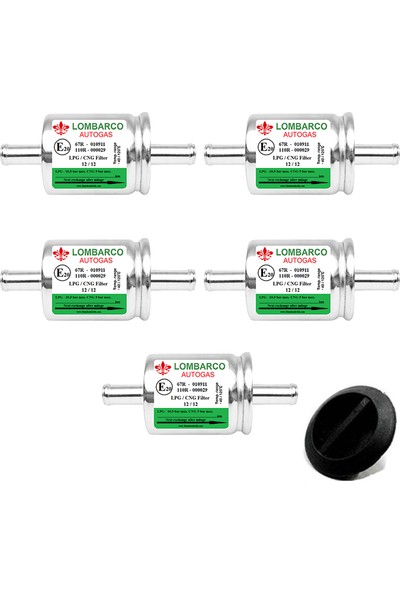 Lombarco Otogaz Filtre 12x12 Lombarco 5 Adet Lombarco Otogaz Filtre 12x12 Lombarco 5 Adet