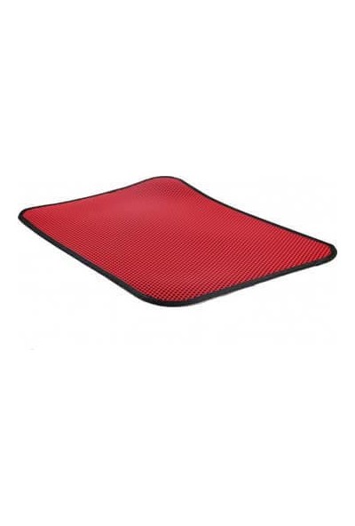 Pet Style Elekli Kum Toplayan Kedi Kumu Paspası 60 x 45 cm Kırmızı Pet Style Elekli Kum Toplayan Kedi Kumu Paspası 60 x 45 cm Kırmızı