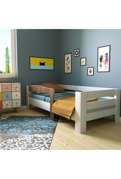 My Mob Yan Korumalı Sedir Karyola-Baza-Ranza