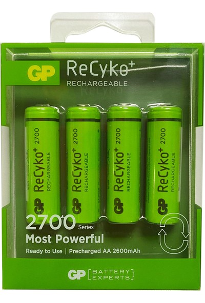 Gp Recyko Plus Rechargeable 2700 Seri Şarj Edilebilir Pil Gp Recyko Plus Rechargeable 2700 Seri Şarj Edilebilir Pil