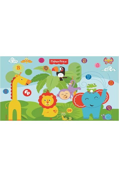 Fisher Price Eğitici Jungle Halı 100*160 cm Fisher Price Eğitici Jungle Halı 100*160 cm
