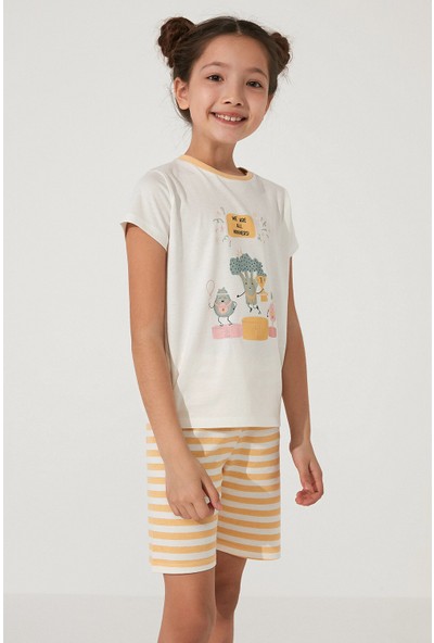 Penti Beyaz Unisex Ficus Winners 2li Pijama Takımı Penti Beyaz Unisex Ficus Winners 2li Pijama Takımı
