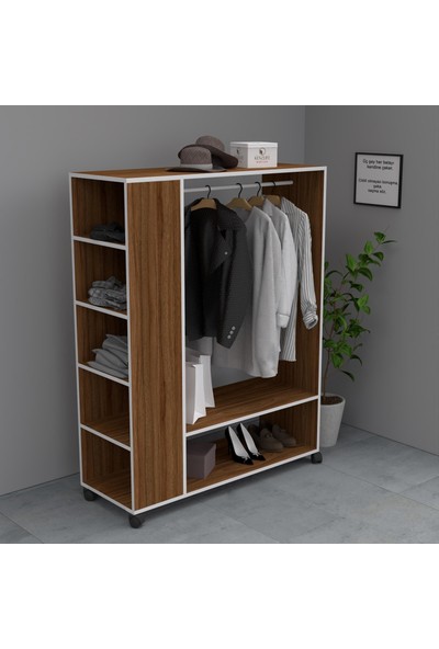 Kenzlife giysi dolabı abdullah 180x150x45 cvz gardırop tekerlekli Kenzlife giysi dolabı abdullah 180x150x45 cvz gardırop tekerlekli