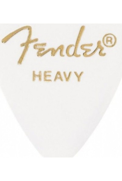 Fender 351 Shape Classic Picks White Heavy Pena - 1 Adet Pena Fender 351 Shape Classic Picks White Heavy Pena - 1 Adet Pena