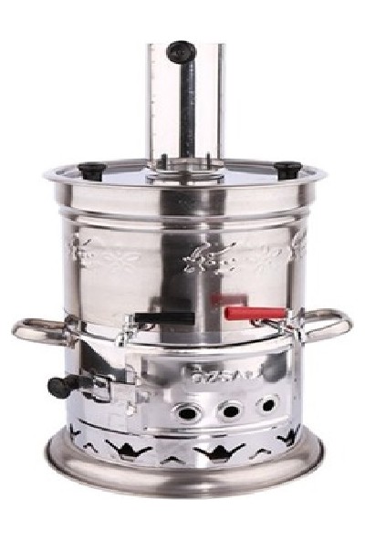 Özel Güneş Avm Odunlu Semaver Çift Musluk 10 Litre Krom Özel Güneş Avm Odunlu Semaver Çift Musluk 10 Litre Krom
