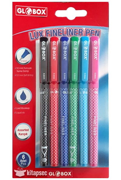 Lüx Gobox Lux Fınelıner Kalem 0,5mm 6'lı