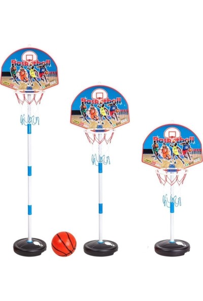 Morponi Çocuk Basketbol Potası Yükseklik Ayarlanabilir Kutulu Ayaklı Basket Eğitim Potası