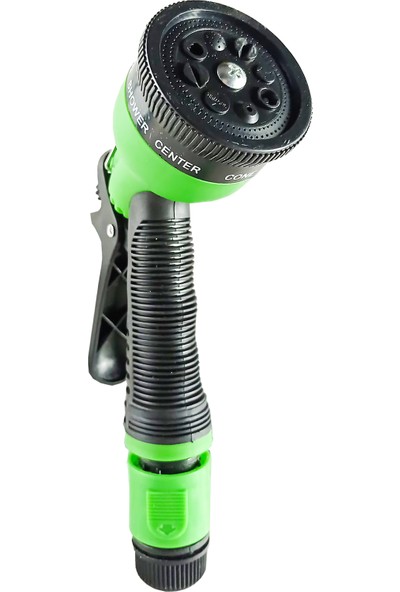 Bhd 8 Fonksiyonlu Tetikli Fıskiye Sulama Başlığı Tabancası (3'lü Set)