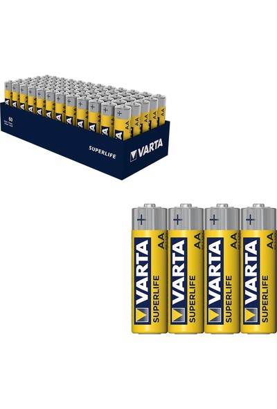 Varta Pil Aa Kalem 1.5V 60 Adet Varta-R6 Varta Pil Aa Kalem 1.5V 60 Adet Varta-R6
