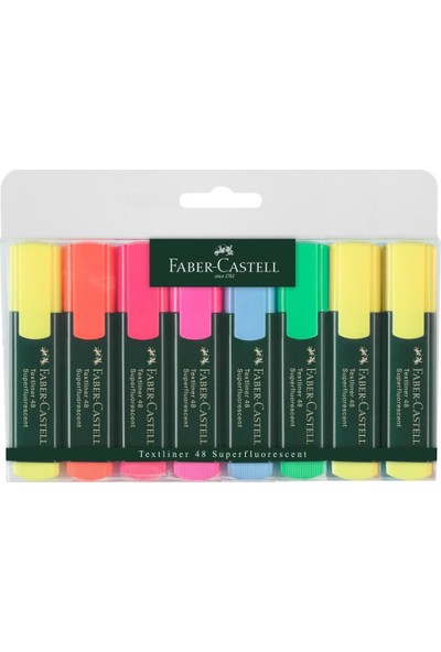 Faber-Castell Faber Castell Fosforlu Kalem 8'li Set
