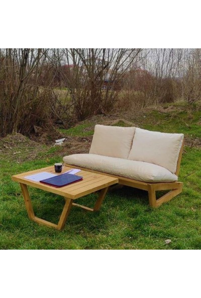 Sevenstyles Favorite 1 Ikili ve Orta Sehpa Bahçe Balkon Takımı