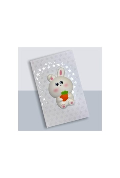 Şeker Ofisi Squishy Defter A5 Tavşan