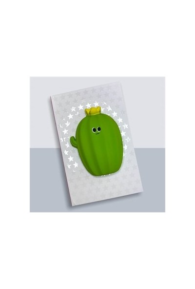 Şeker Ofisi Squishy Defter A5 Kaktüs