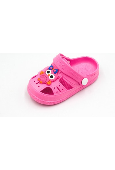 Daye Çocuk Günlük Kaymaz Taban Hayvan Figürlü Çocuk Sandalet Terlik - Pembe Daye Çocuk Günlük Kaymaz Taban Hayvan Figürlü Çocuk Sandalet Terlik - Pembe
