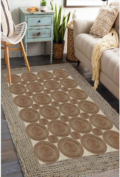 Cappio Halı Eskitme Taş Desenli Mavi Oval Halı Cappio Halı Eskitme Taş Desenli Mavi Oval Halı