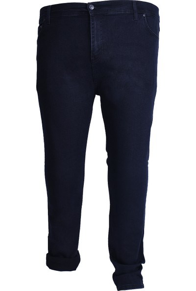 Morwagon Büyük Beden Erkek Siyah Kot Pantolon Morwagon Büyük Beden Erkek Siyah Kot Pantolon