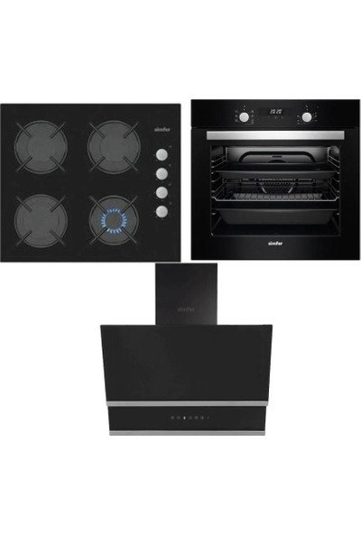 Simfer Siyah Dijital Ankastre Set (Af 7327 - Ad 8658 - Ao 3500) Simfer Siyah Dijital Ankastre Set (Af 7327 - Ad 8658 - Ao 3500)