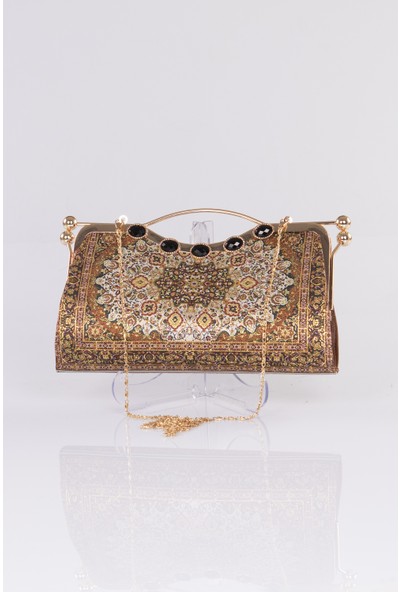 Mottif Istanbul Otantik Dokuma Kadın Abiye Çanta 1008.01