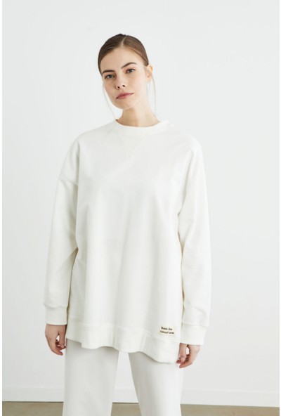 Terzi Dükkanı Day Sweatshirt Beyaz