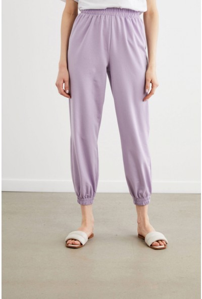 Terzi Dükkanı Yaz Sporty Eşofman Pantolon Lila