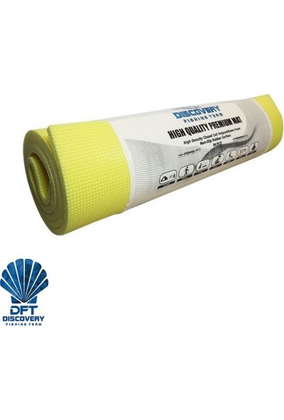 Discovery Dft Kamp Matı 1X60X180 cm Foamex+Film Sarı