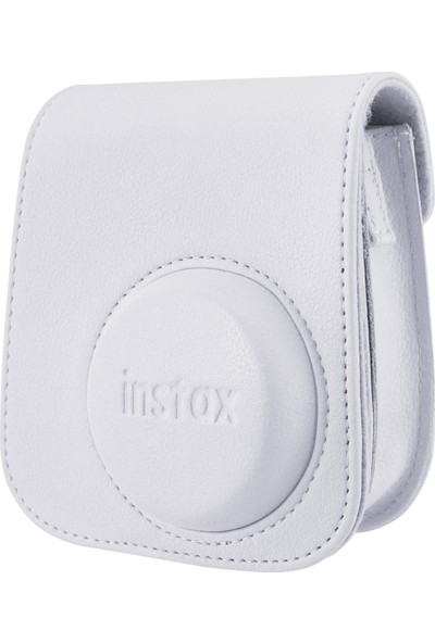 Fujifilm Instax Mini 11 Beyaz Deri Çanta Fujifilm Instax Mini 11 Beyaz Deri Çanta
