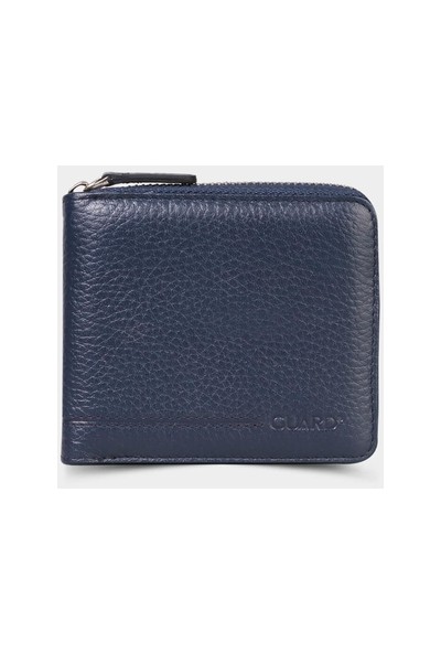 Guard Retro Fermuarlı Deri Lacivert Cüzdan Guard Retro Fermuarlı Deri Lacivert Cüzdan
