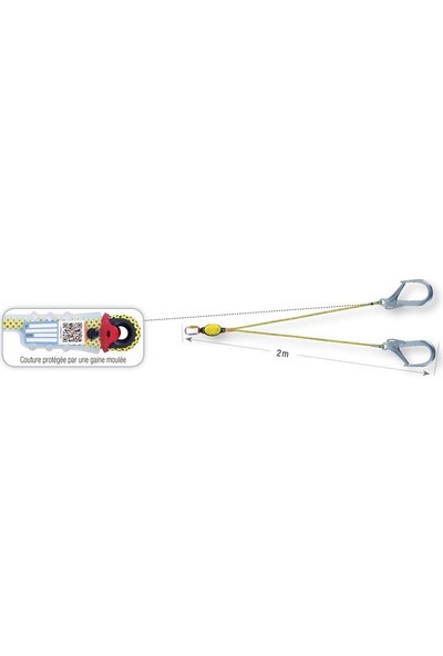Beal Longe Dynapro Air V Hook Xl 200