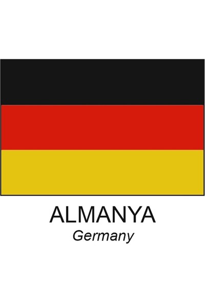 Trio Avm Almanya Ülke Bayrağı 100 x 150 cm Raşel Kumaş