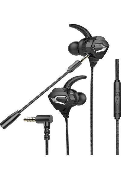 Rampage RM-K46 Cobra 3,5mm Gaming Siyah Kulak Içi Mikrofonlu Kulaklık Rampage RM-K46 Cobra 3,5mm Gaming Siyah Kulak Içi Mikrofonlu Kulaklık