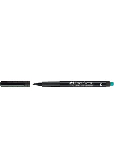 Faber-Castell Asetat Kalemi Permanent M Seri Siyah 1525 Faber-Castell Asetat Kalemi Permanent M Seri Siyah 1525